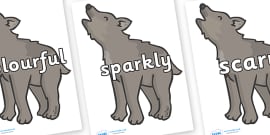 FREE! - Wow Words on Wolf (teacher made)