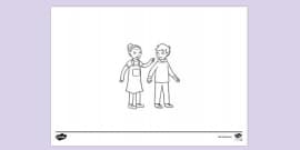 FREE! - Child Saying Please Colouring Sheets | Colouring Pages