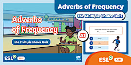 ESL Adverbs of Frequency Maze Game [Kids, A2]