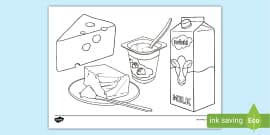 FREE! - Fast Food Colouring Sheet | Colouring Sheets | Twinkl