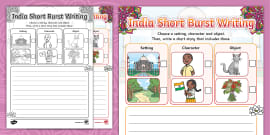 Butterfly Short Burst Writing Template (teacher made)