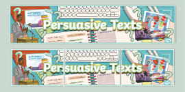 What is a Persuasive Text? | Definition & Examples | Twinkl