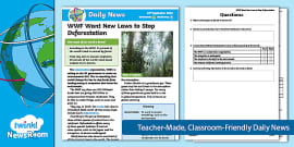 Rainforest Deforestation | Reading Comprehension Activity