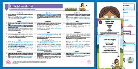 Little Miss Muffet Resource Pack (Teacher-Made) - Twinkl