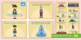 Pinocchio Finger Puppets - Primary Resources (teacher made)