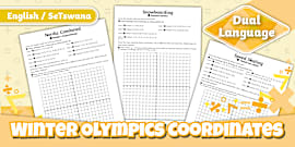 -100 to 100 Number line Setswana