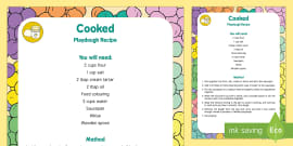 Playdough Recipe Resource Pack (teacher made) - Twinkl