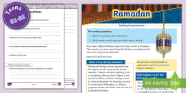 ESL Ramadan Activity Worksheet [Kids, A2 - B1] - Twinkl