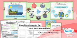 Climate Change PowerPoint and Worksheets Pack - Science