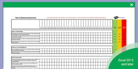 Editable Self-Assessment Assessment Tracker - Key Stage 4 Entry Level