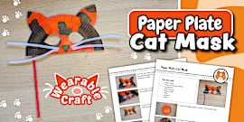 Cat Paper Plate Craft