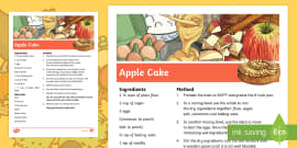 Apple Crumble Recipe (Teacher-Made) - Twinkl