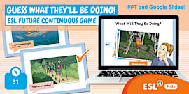 ESL Future Continuous Lesson [Kids, B1]