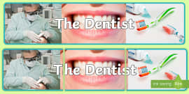 Teeth and the Dentist Display Banner (teacher made) - Twinkl
