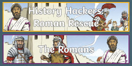 The Romans Display Banner | Twinkl History (teacher made)