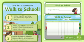 School Walk Picture Cards