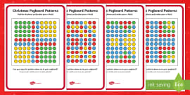 Pegboard for Kids | Pattern Cards | Maths | Year 1-6