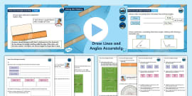 Year 5 Draw and Measure Angles Resource Pack (teacher made)