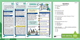 Islam Reading Comprehension (Ages 5 - 7) (teacher made)