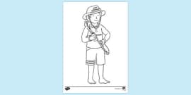 FREE! - Security Guard Colouring Sheet | Colouring Sheets