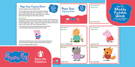 FREE! - Peppa Pig Board Game. Foster turn-taking and patience.