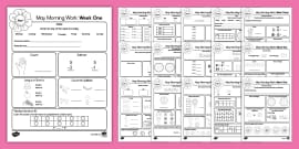 Kindergarten April Morning Work Bundle (Teacher-Made)