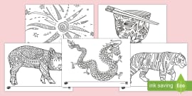 Chinese New Year Acrostic Poem (teacher made) - Twinkl