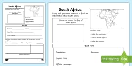 KS2 South Africa Word Search (teacher made) - Twinkl