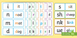 Phonics Flashcards PDF – Primary Resource (teacher made)