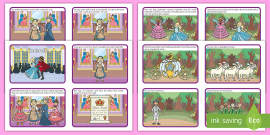 Sleeping Beauty Story Sequencing Cards