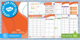 FREE! - Teacher Planner | 2022-2023 (teacher made) - Twinkl