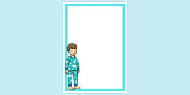 FREE! - Boy with Dimples Page Border | Page Borders | Twinkl