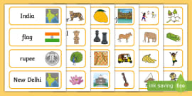 KS2 India Facts Cards - KS2 - Geography - Asia - Twinkl