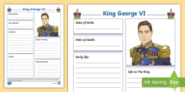 King George VI VJ Day Speech Card (teacher made) - Twinkl