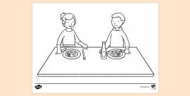 FREE! - Please Sit Down Colouring Sheet (teacher made)