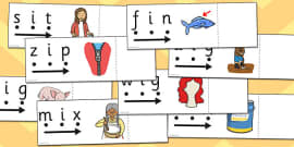 CVC Words With Pictures | CVC Resources | Twinkl - Twinkl