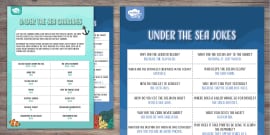 Under the Sea Riddles (teacher made) - Twinkl