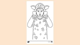 BSL Rabbit Colouring | Colouring Sheets (teacher made)