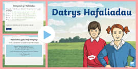 Datrys Hafaliadau Dau Gam (teacher made) - Twinkl
