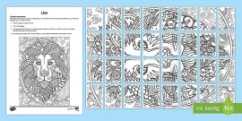 Inspiring Collaborative Colouring - Classroom Art - Twinkl