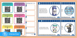 Year 5 NAPLAN-Style Word Problem Cards with QR Codes - Set 1