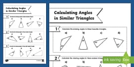 Year 6 Constructing Triangles Worksheet