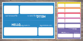 * NEW * 80s Name Tags | Twinkl Party