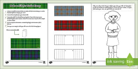 Tartan Craft Ideas - Paper Weaving | Twinkl (teacher made)