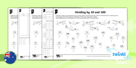 Year 4 Fractions and Decimals: Divide by 10 and 100 Lesson 1
