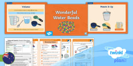 Measuring Capacity with Non-Standard Units Activity Sheet