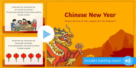 Chinese New Year Dragon Song PowerPoint (teacher made)