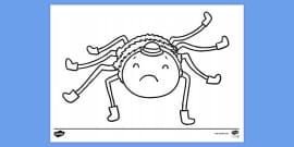 FREE! - Sad Child Colouring | Colouring Sheets - Twinkl