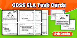 Sixth Grade English Language Arts Task Cards