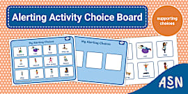 OT Sensory Movement Break Choice Board - Twinkl